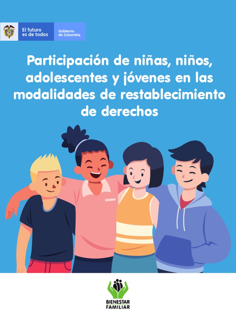 Pu.10 Cartilla Participacion de Nna y J en Las Modalidades de Restablecimiento de Derechos v1 ...