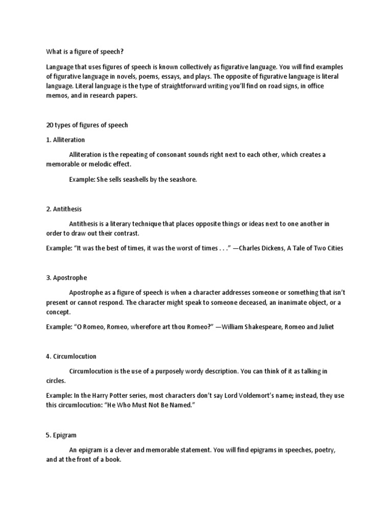 Understanding Figures of Speech | PDF | Irony | Romeo And Juliet