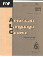 ALC Book 24 Quiz C: Listening & Reading | PDF