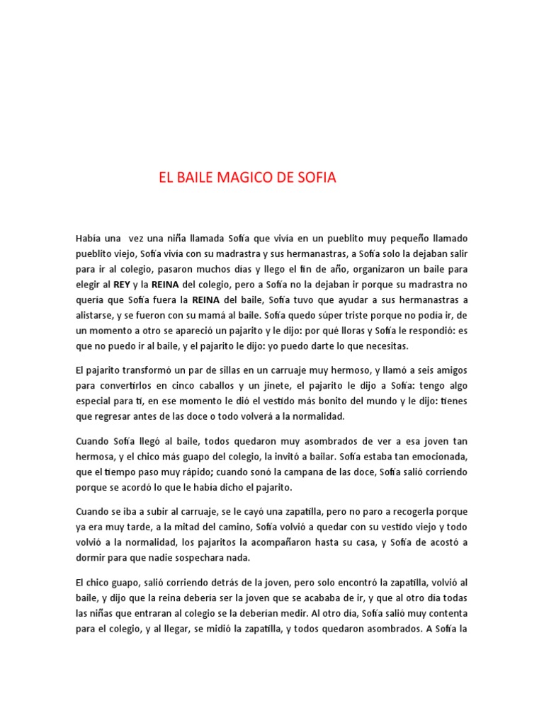 El Baile Magico de Sofia 1 | PDF | Arte