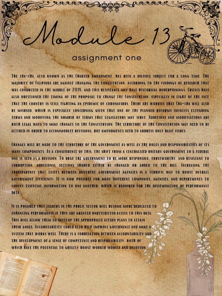 Module 13 (RPH) | PDF | Accountability | Political Corruption