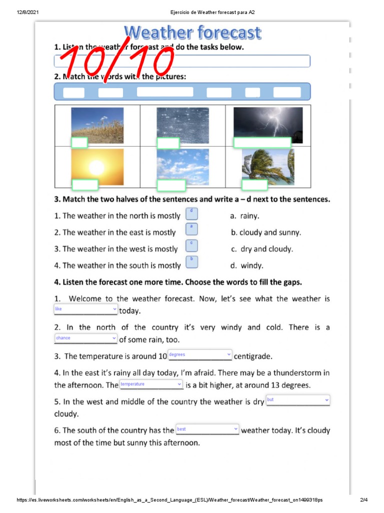 Compro Ejercicio de Weather Forecast para A2 | PDF