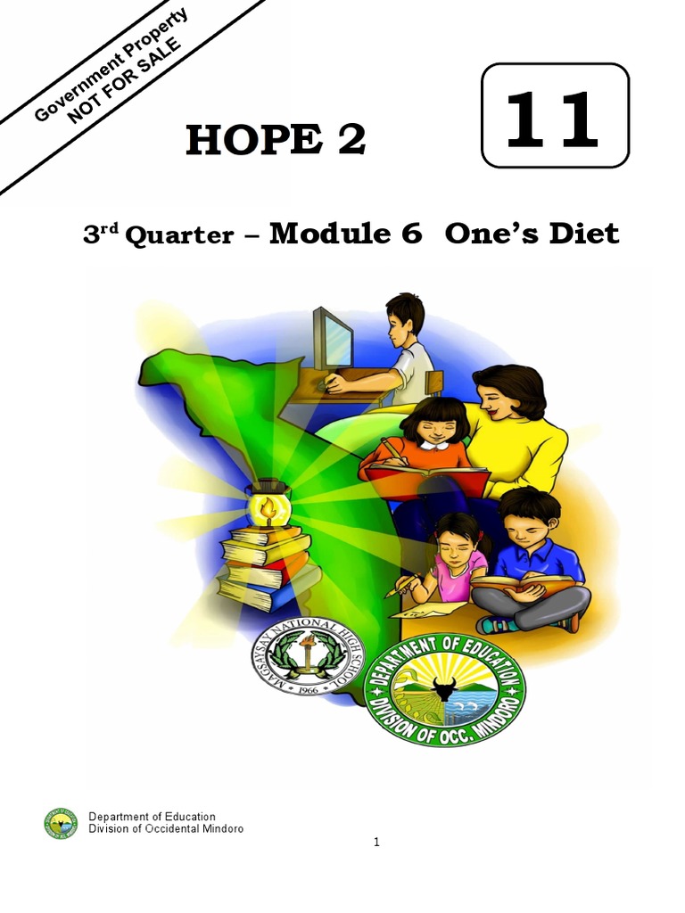 Hope 11 Module-6-Ones-Diet | PDF | Fat | Diet (Nutrition)