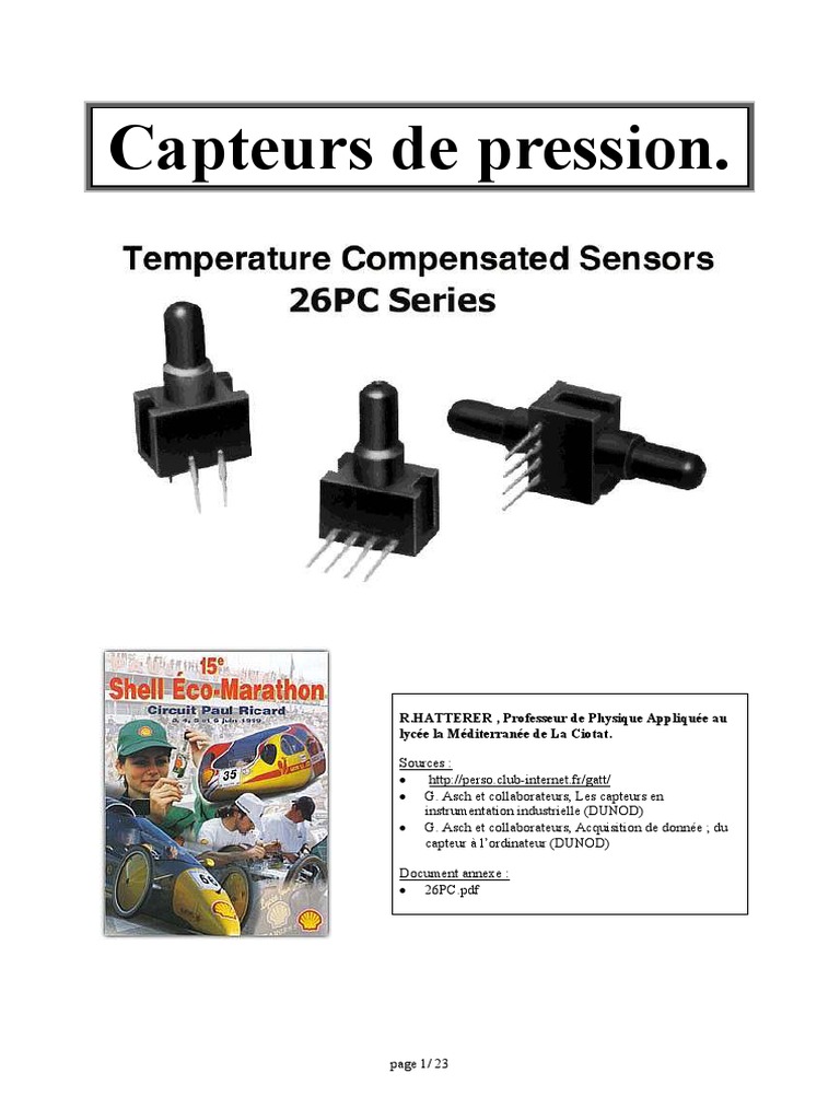 FGGGG | PDF | Pression | mesure de pression