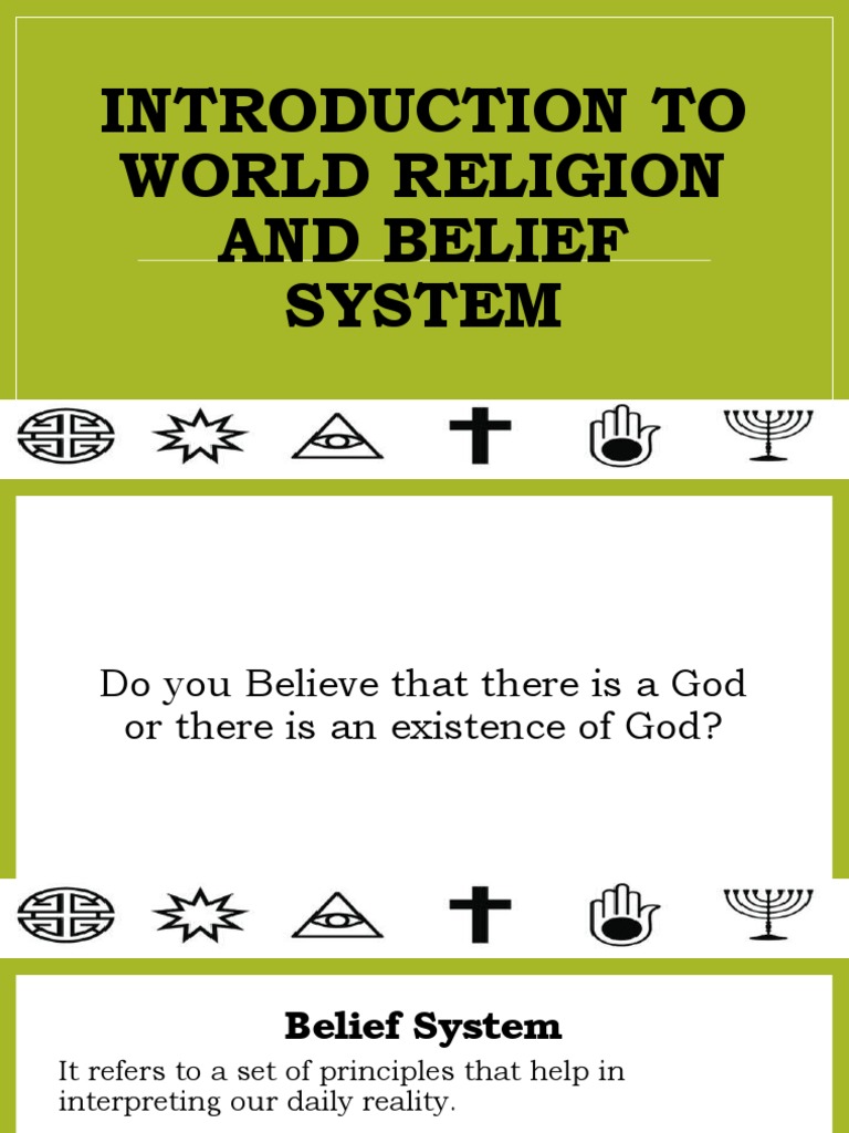 Introduction To World Religion and Belief System | PDF | Theism | God