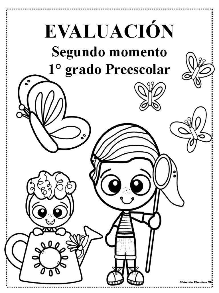 Evaluación PRIMER GRADO Preescolar | PDF | Aprendizaje | Cognición