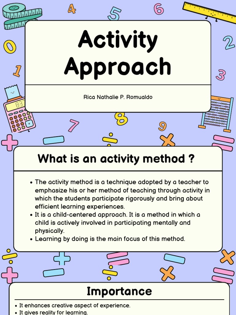 Activity Approach | PDF