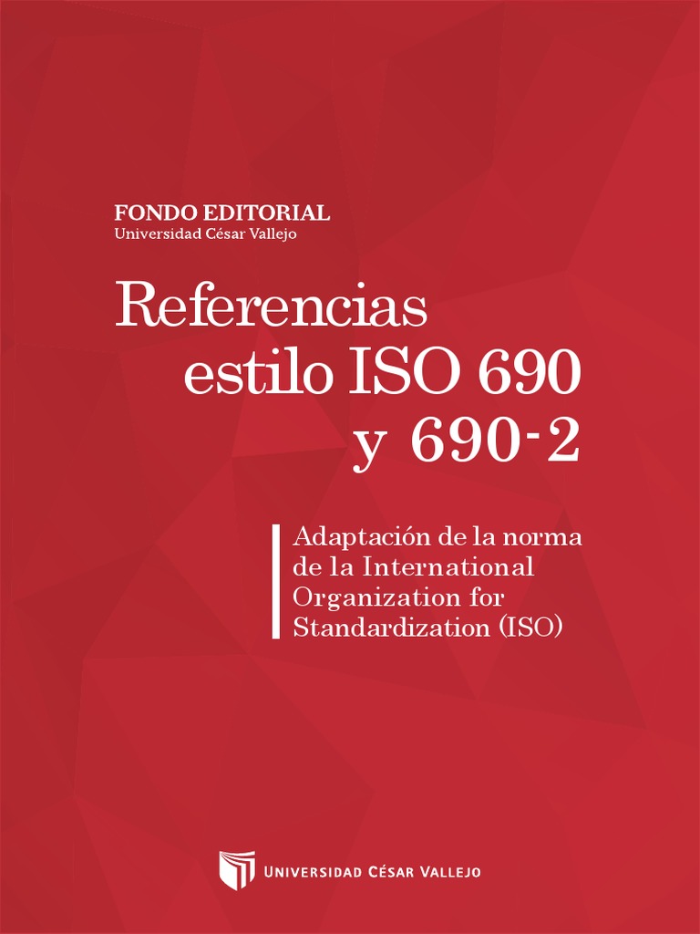 Referencias Estilo ISO 690 y 690 2 Adapt | PDF | Planificación ...