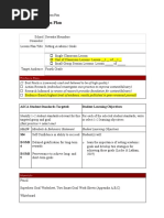 SMART Goals Lesson Plan | PDF | Goal | Lesson Plan
