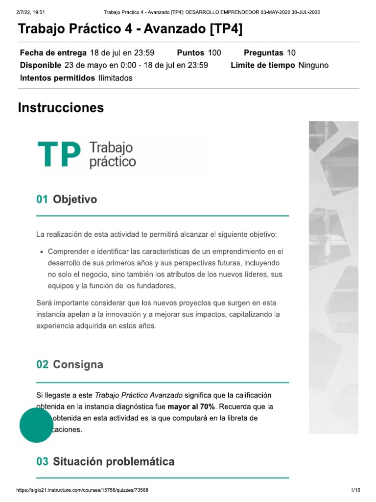 TP4 - Avanzado 92 PDF | PDF
