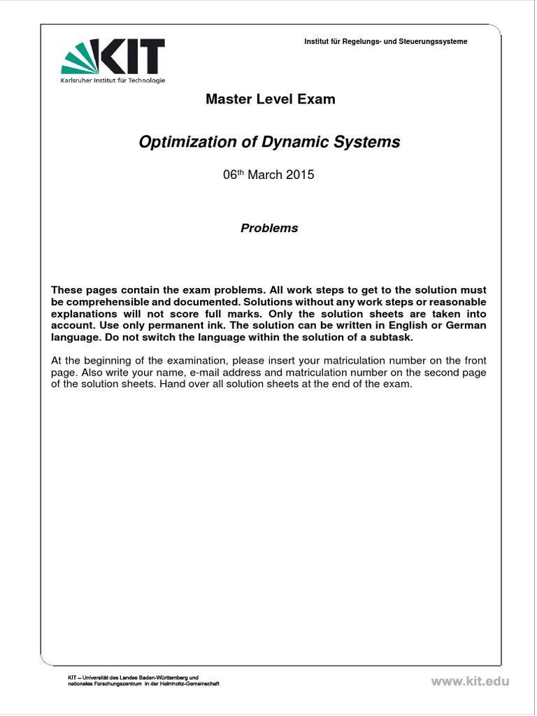 ODSExams Merged | PDF | Mathematical Optimization | Dynamic Programming