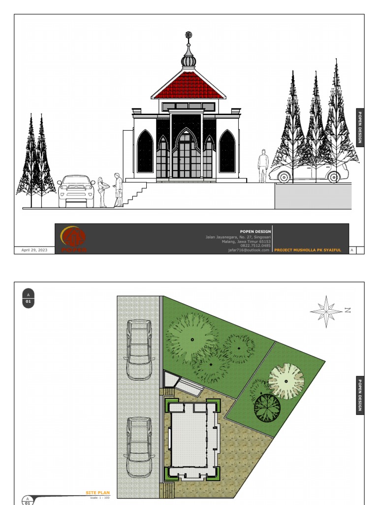 Gambar Kerja Musholla PDF | PDF