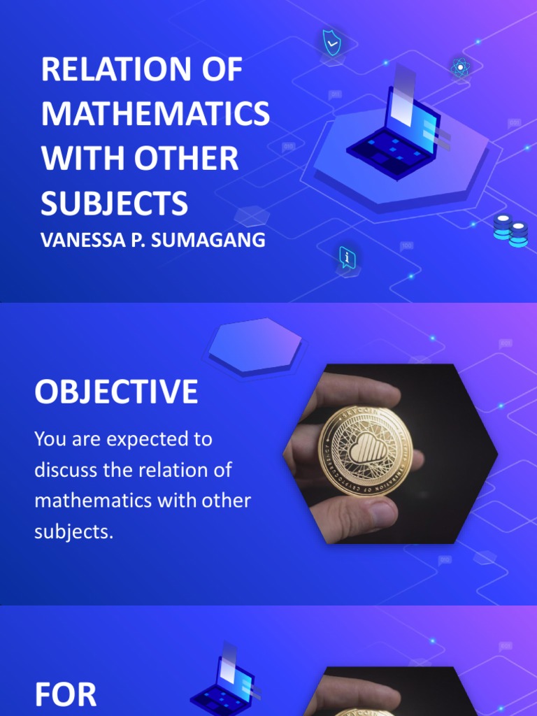 Mathematics' Role Across Disciplines | PDF | Mathematics | Chemistry