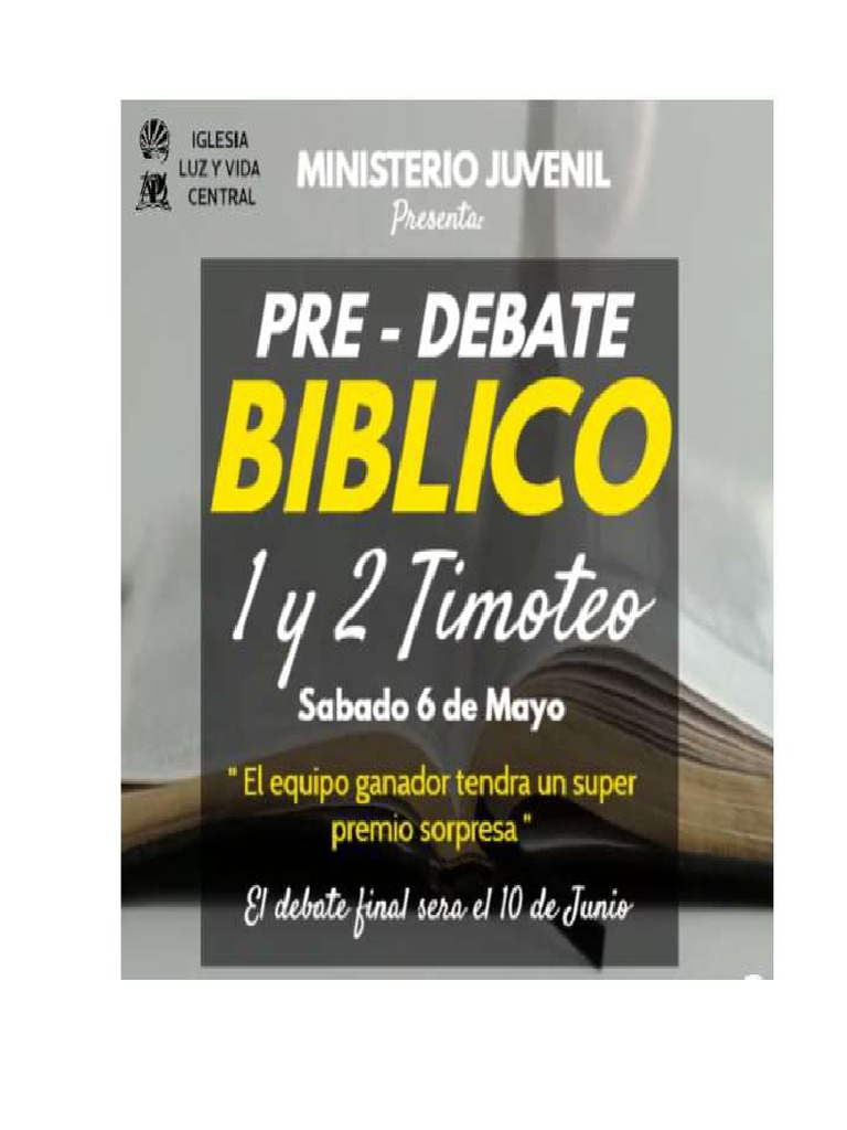 Estudio Resumido de 1 y 2 Timoteo | PDF