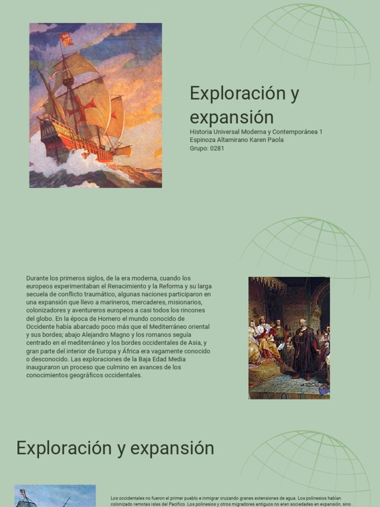 Expansión Europea y Exploración | PDF | Europa | España