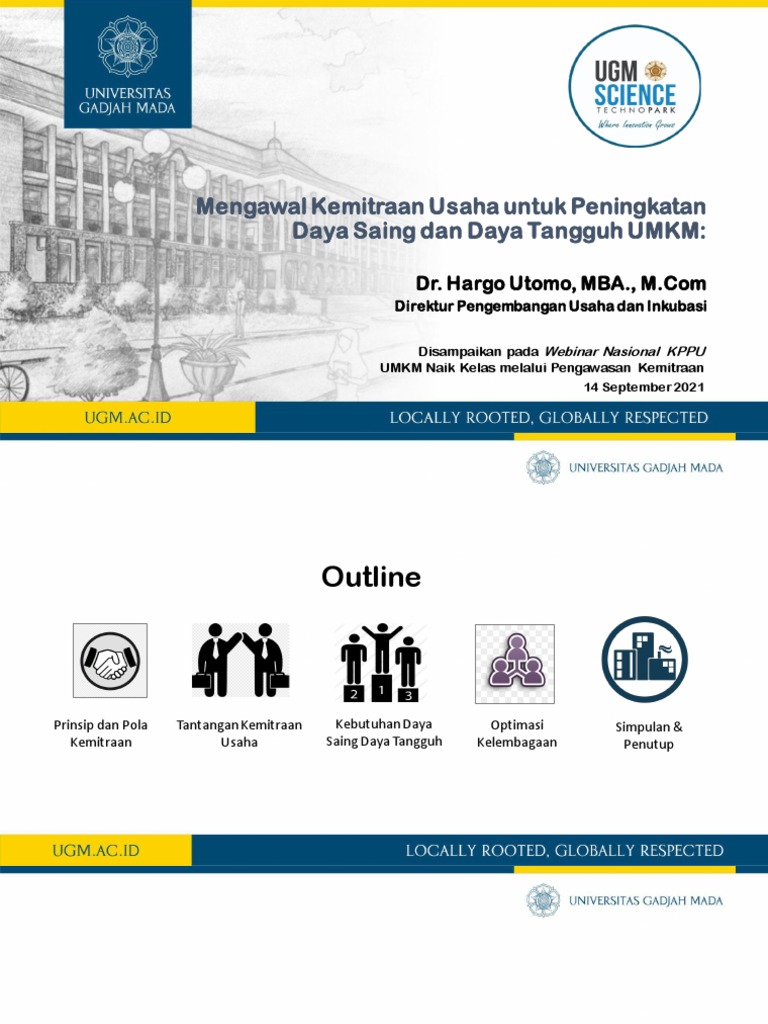 Mengawal Kemitraan Usaha Dan Daya Saing UMKM 2021 | PDF