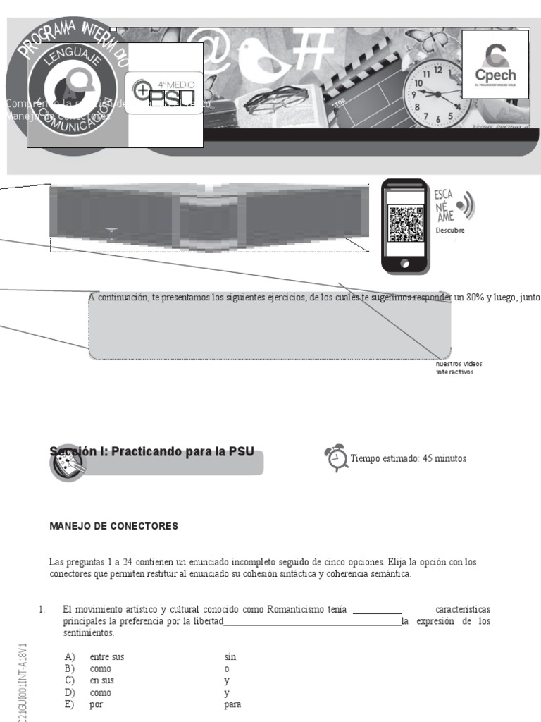Guía Comprendo La Relación de Ideas en El Texto Manejo de Conectores ...
