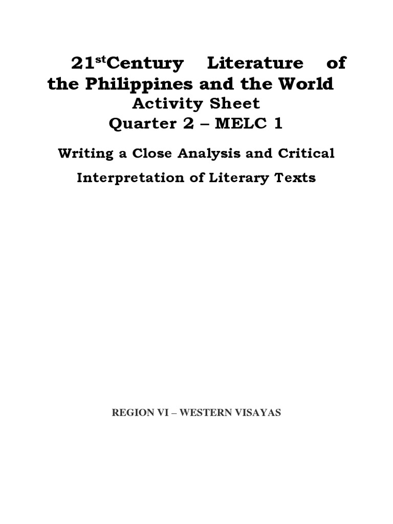 Close Analysis of 21st Century Literature | PDF | Cognition | Cognitive Science