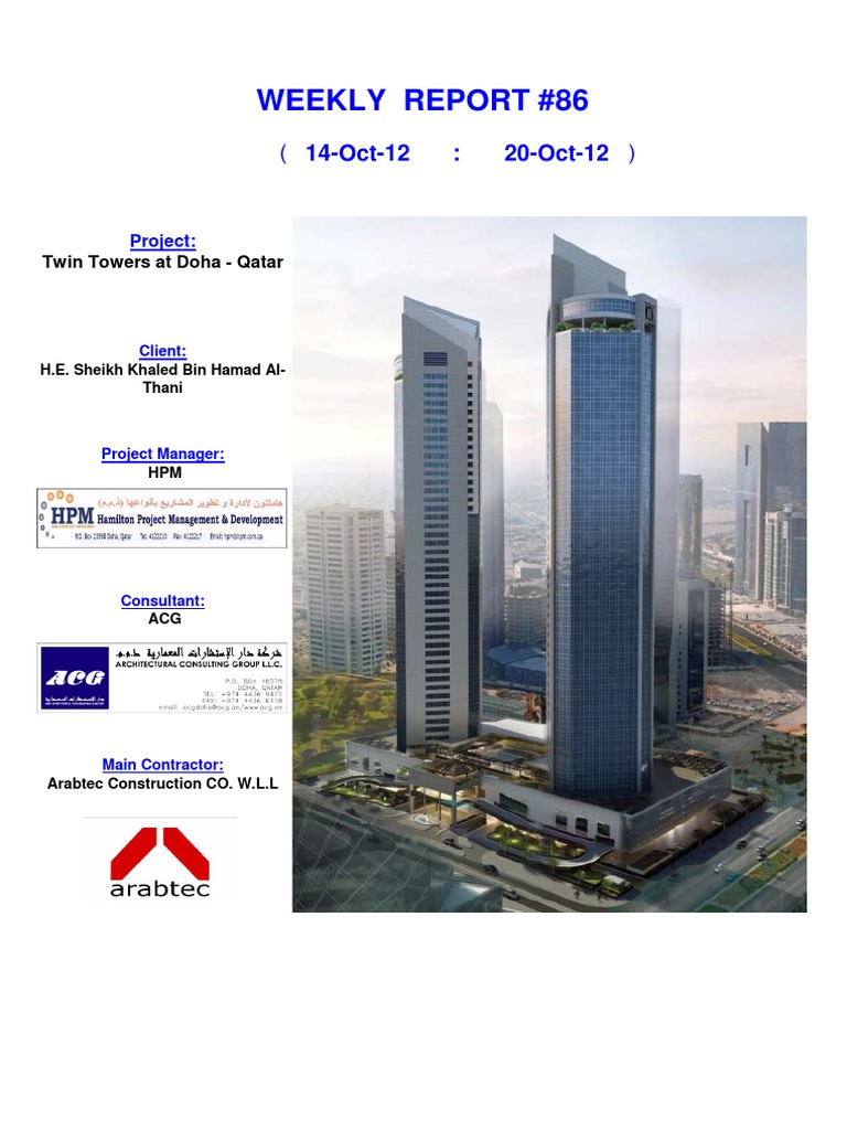 TT - Weekly Report No. 86 As of 2012-10-20 PDF | PDF | Building ...