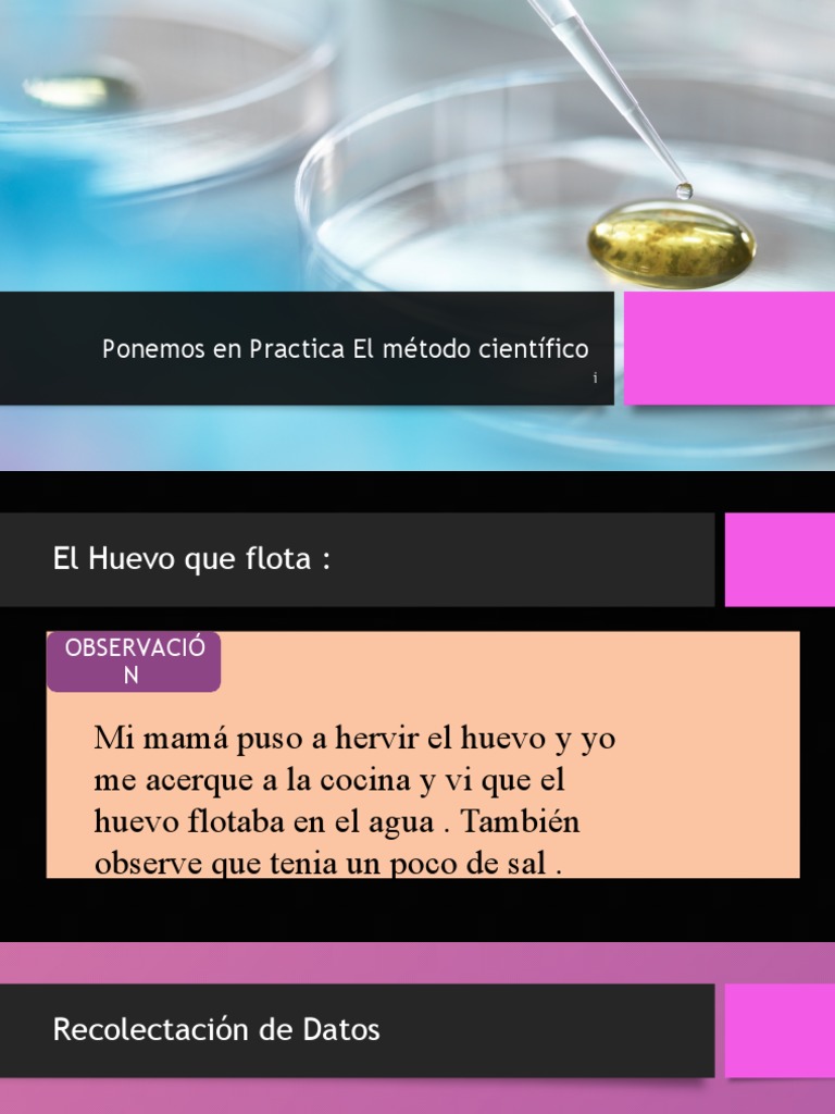 El Huevo que Flota: Experimento Científico | PDF