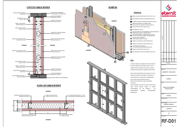 4. DET_Tabique GYPLAC F120 | PDF