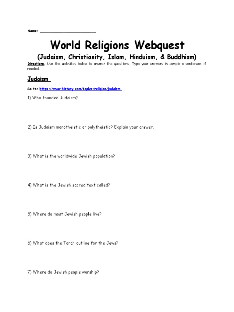 World Religions | PDF