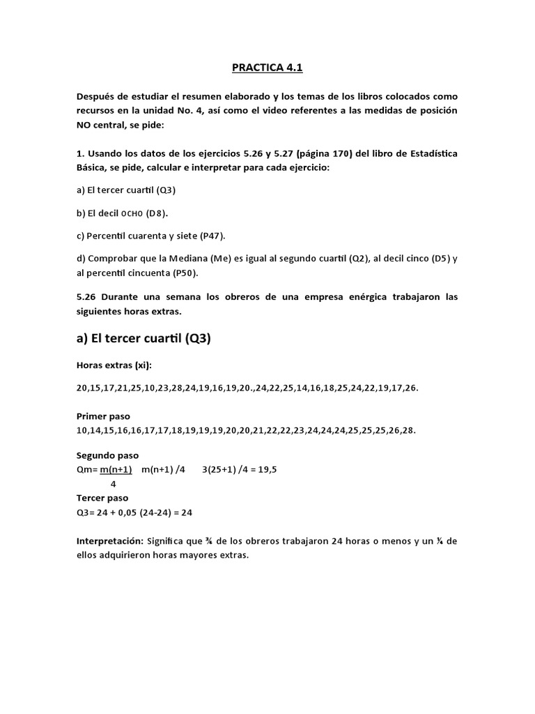Practica 4.1 Est-111 | PDF | Muestreo (Estadísticas)