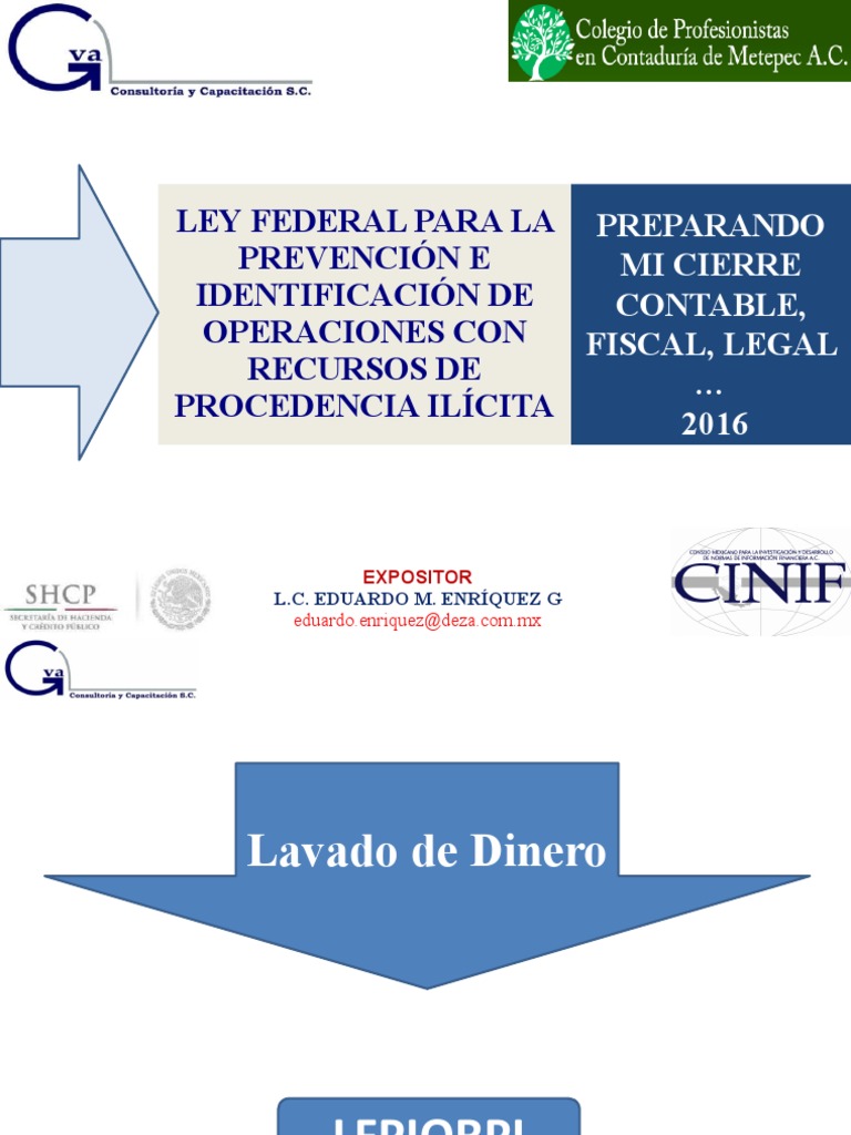 Lavado de Dinero | PDF | Lavado de dinero | Economias