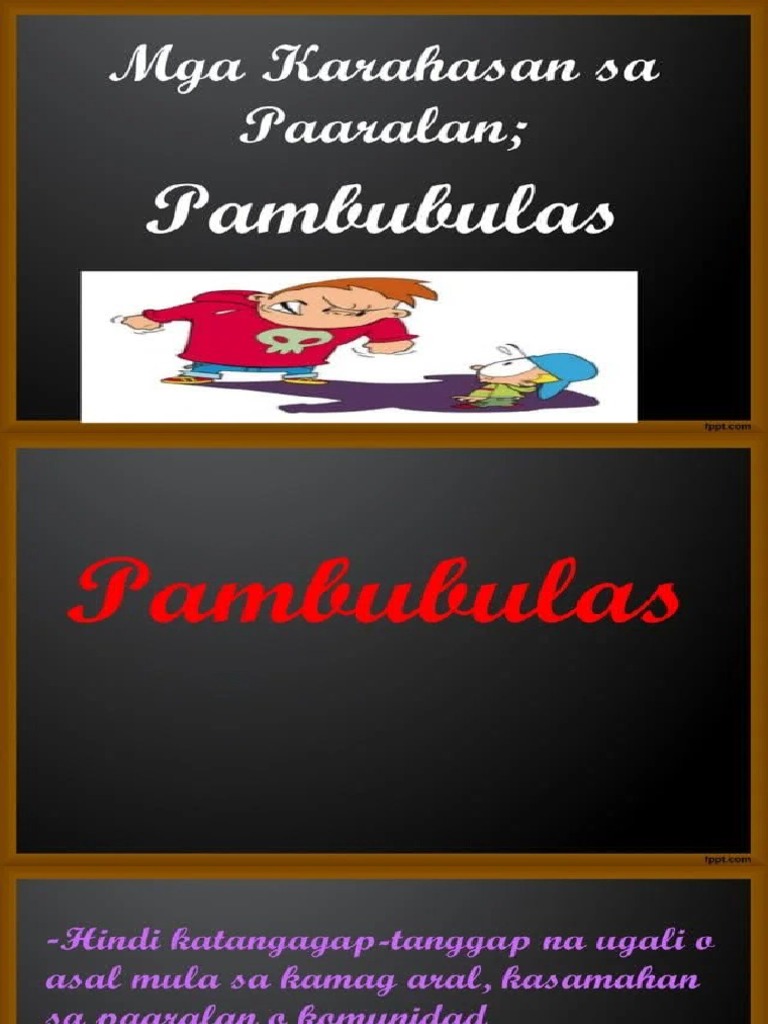 pambubulas.pptx | PDF