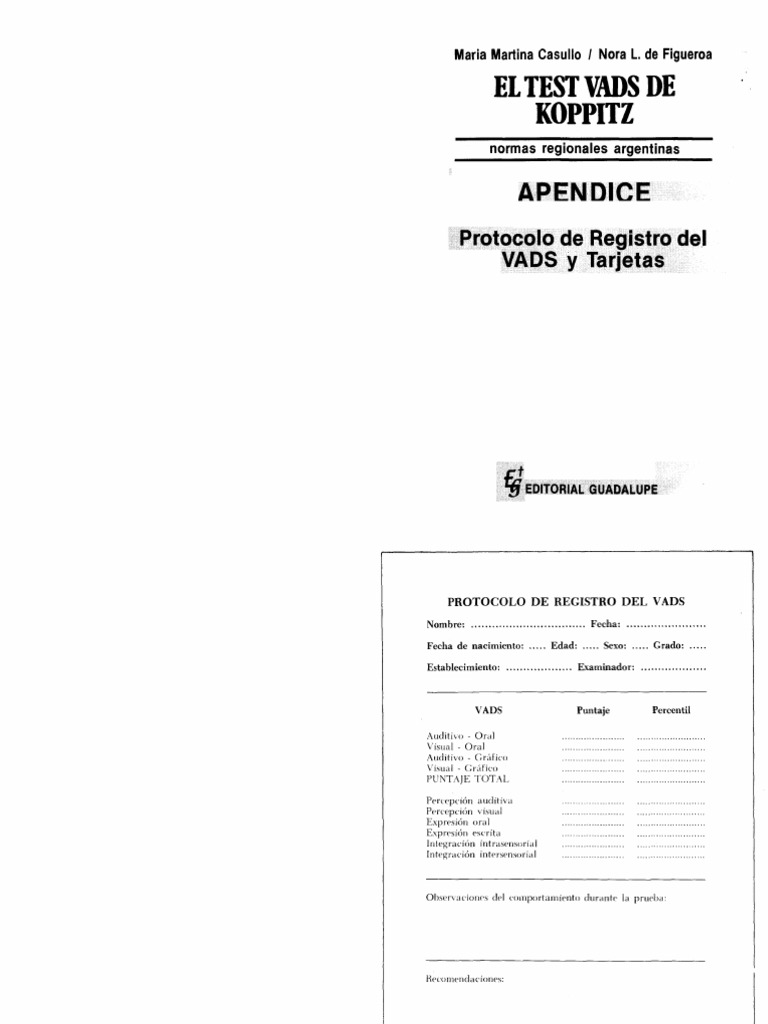 04 Casullo VADS Test PDF | PDF