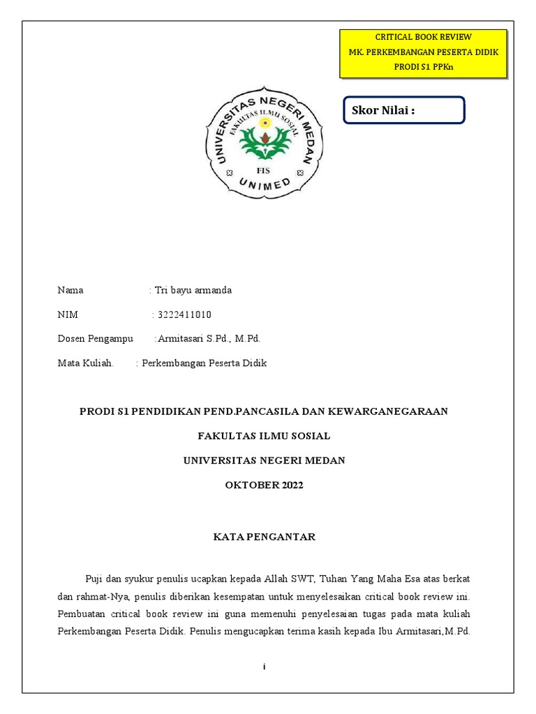 CBR PPD TRI BAYU ARMANDA.docx | PDF