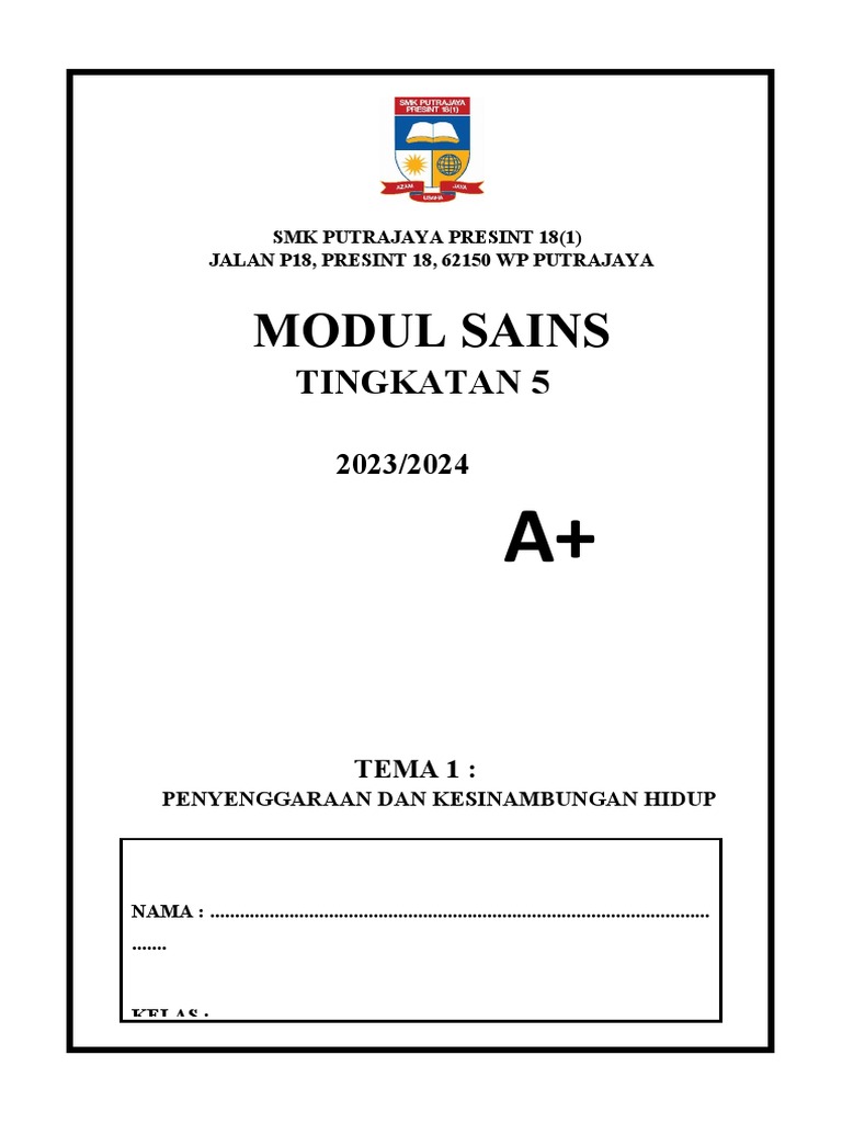 Cover Modul Sains T5 | PDF