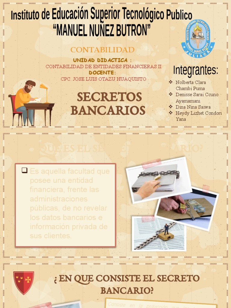 Tema - Secreto Bancario | PDF | Bancos | Secreto bancario