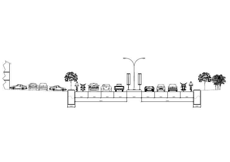 Potongan Jalan Gading Serpong Boulevard PDF | PDF