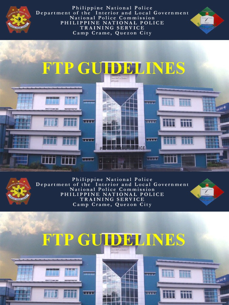FTP Guidelines | PDF | Police | Traffic