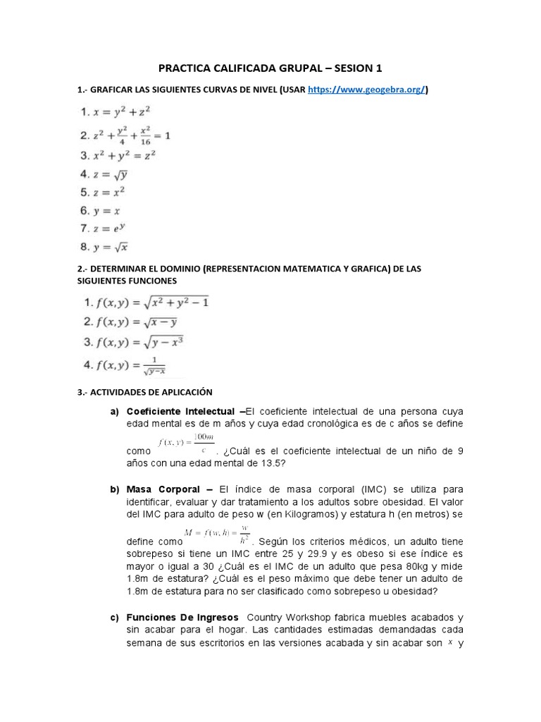 PRACTICA CALIFICADA GRUPAL v2 | PDF | Índice de masa corporal | Obesidad