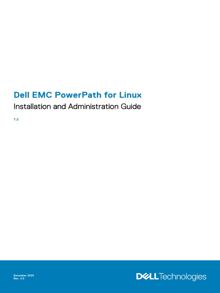 LINUX PowerPath For Linux 7.2 and Minor Releases Installation and Administration Guide | PDF ...