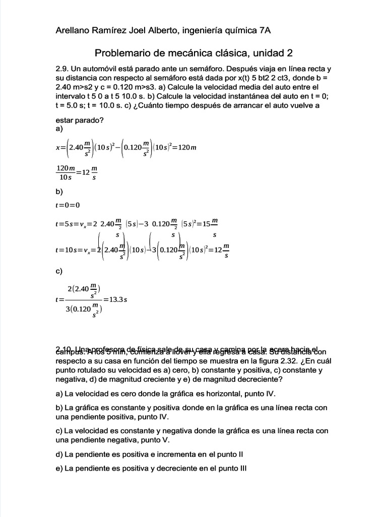 PDF Problemario de Mecanica Clasica - Compress PDF | PDF | Velocidad | Aceleración