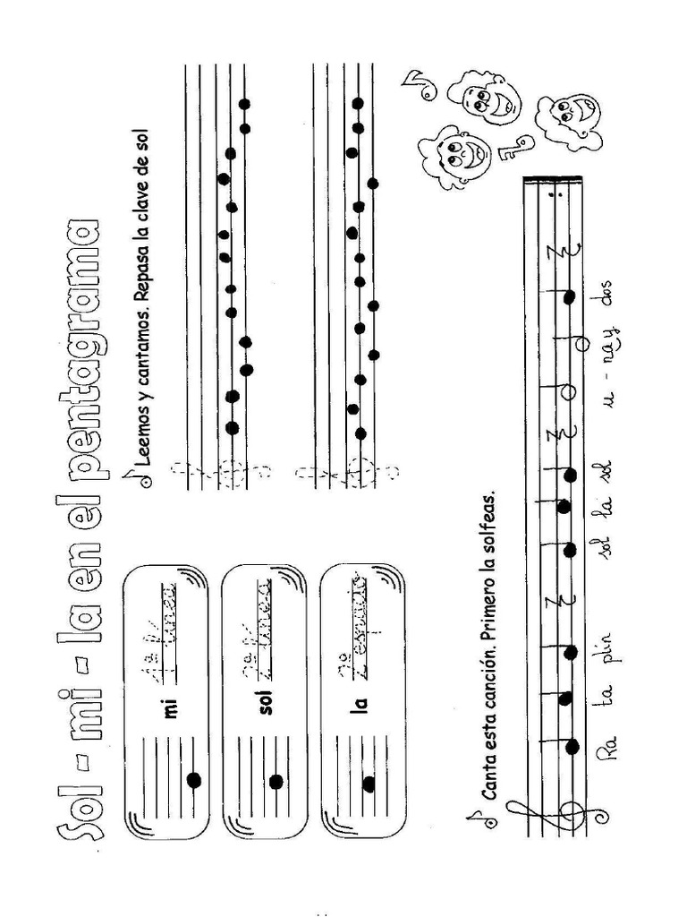 fichas musicales | PDF | Clave | Ritmo