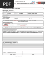 Formulario Unico de Tramite - Dre Ica | PDF