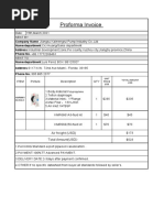 Performa Invoice Sample | PDF