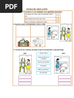 Ficha El Sacrificio de Isaac-2° Maestra Janet | PDF | Abrahán | Sarah