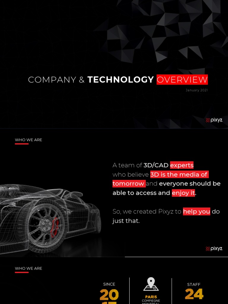 Unity Pixyz Technology Overview 2021 | PDF | 3 D Computer Graphics | Unity (Game Engine)