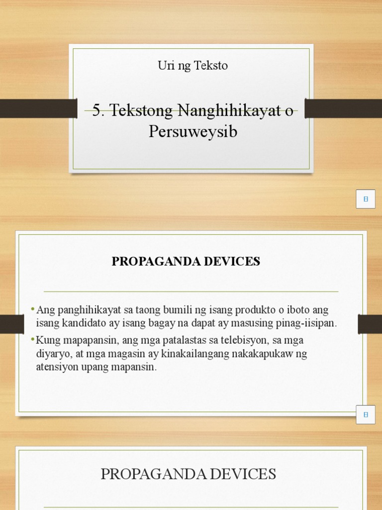 Tekstong Persuweysib o Nanghihikayat | PDF