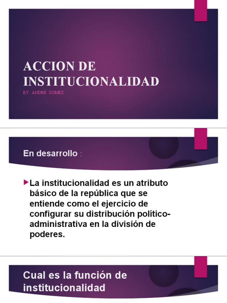 Función y Bases de la Institucionalidad | PDF