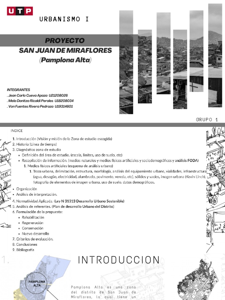 Urbanismoi - San Juan de Miraflores-Grupo 1 - Ta3 | PDF | Lima