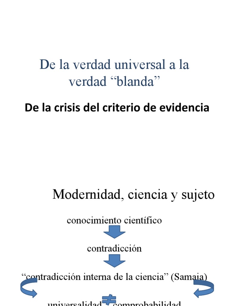 De La Verdad Universal A La Veridicción | PDF | Verdad | Metafísica
