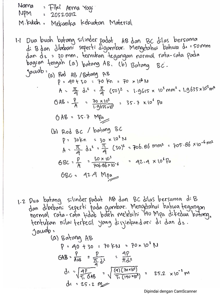 Fiki Arma Yogi, 20520012, Tugas 1 MKM PDF | PDF