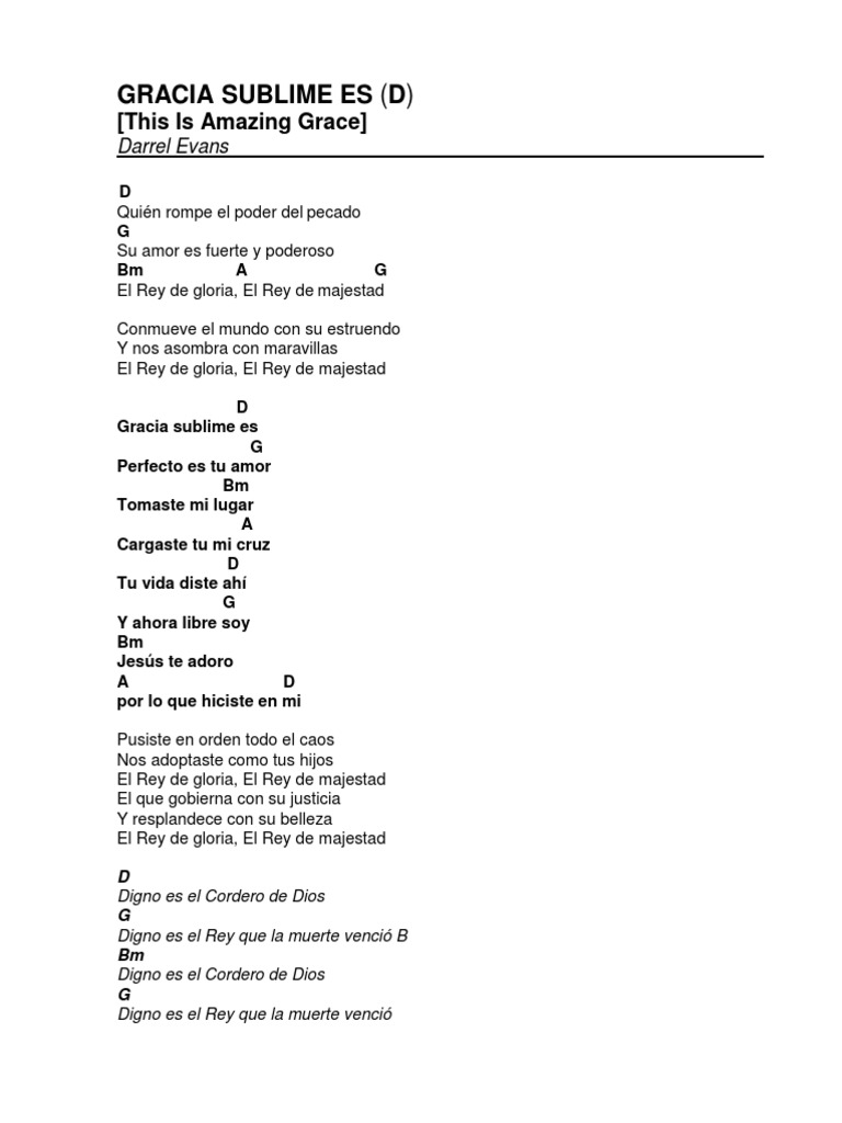 Gracia Sublime Es D PDF | PDF