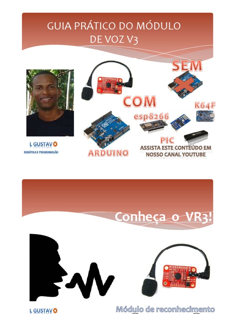 Ebook - Modulo V3 - L Gustavo PDF | PDF | Arduino | Reconhecimento de fala